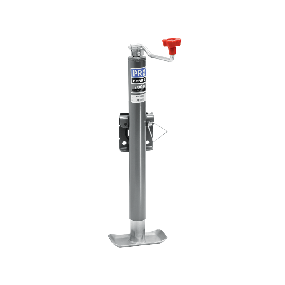 1401040303 Pro Series Round Trailer Jack, Side Mount, 2,000 lbs. Lift ...