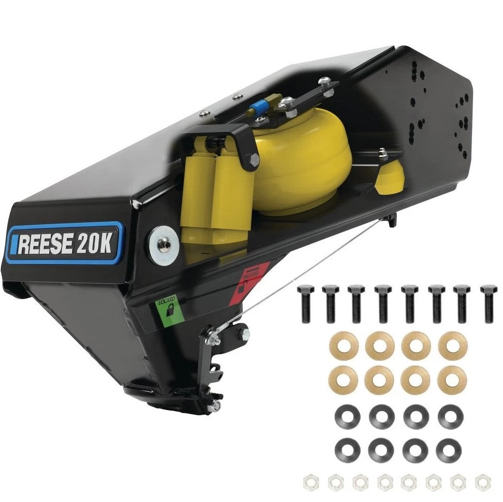 Reese 94920 20K Goose Box (Gen3), Pin Box Convert Fifth Wheel King Pin ...